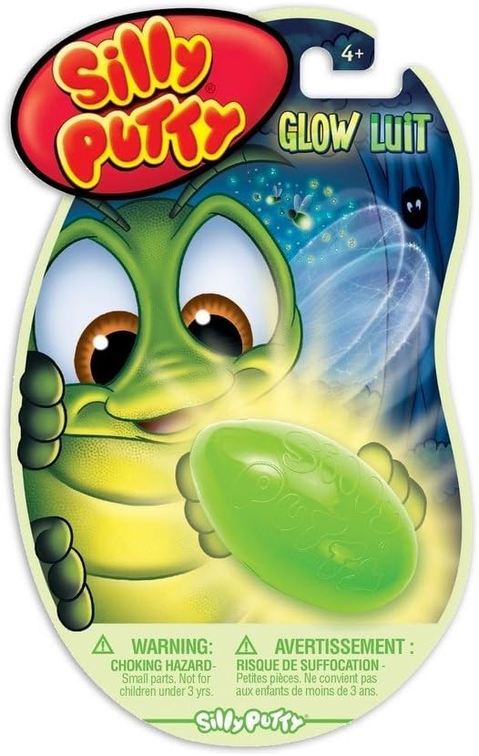 SILLY PUTTY® Silly Putty Assorted Glow Case 8 Unit — Carib Island Trading