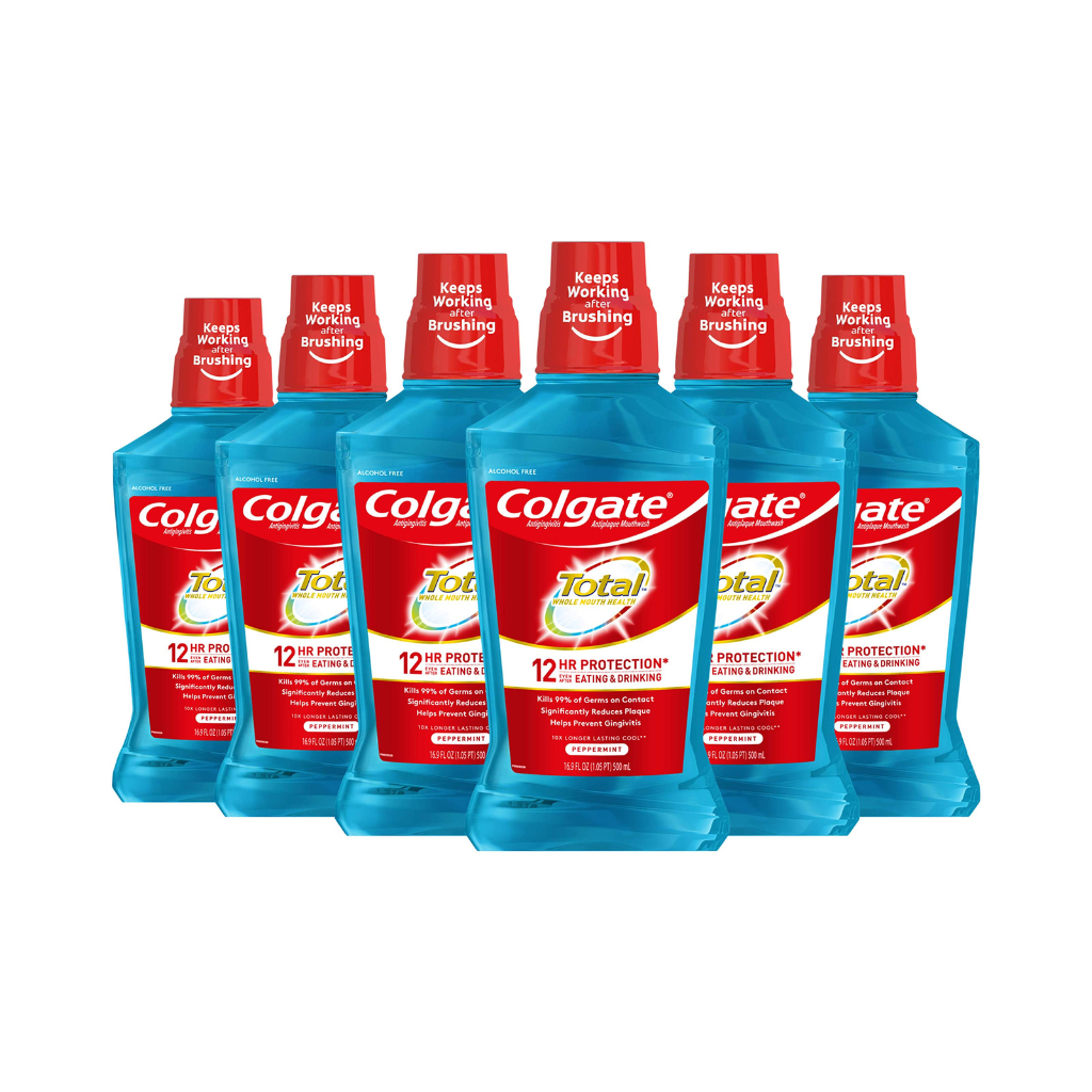 Colgate Total Pro-Shield Mouthwash Peppermint - 500 ml — Carib Island ...