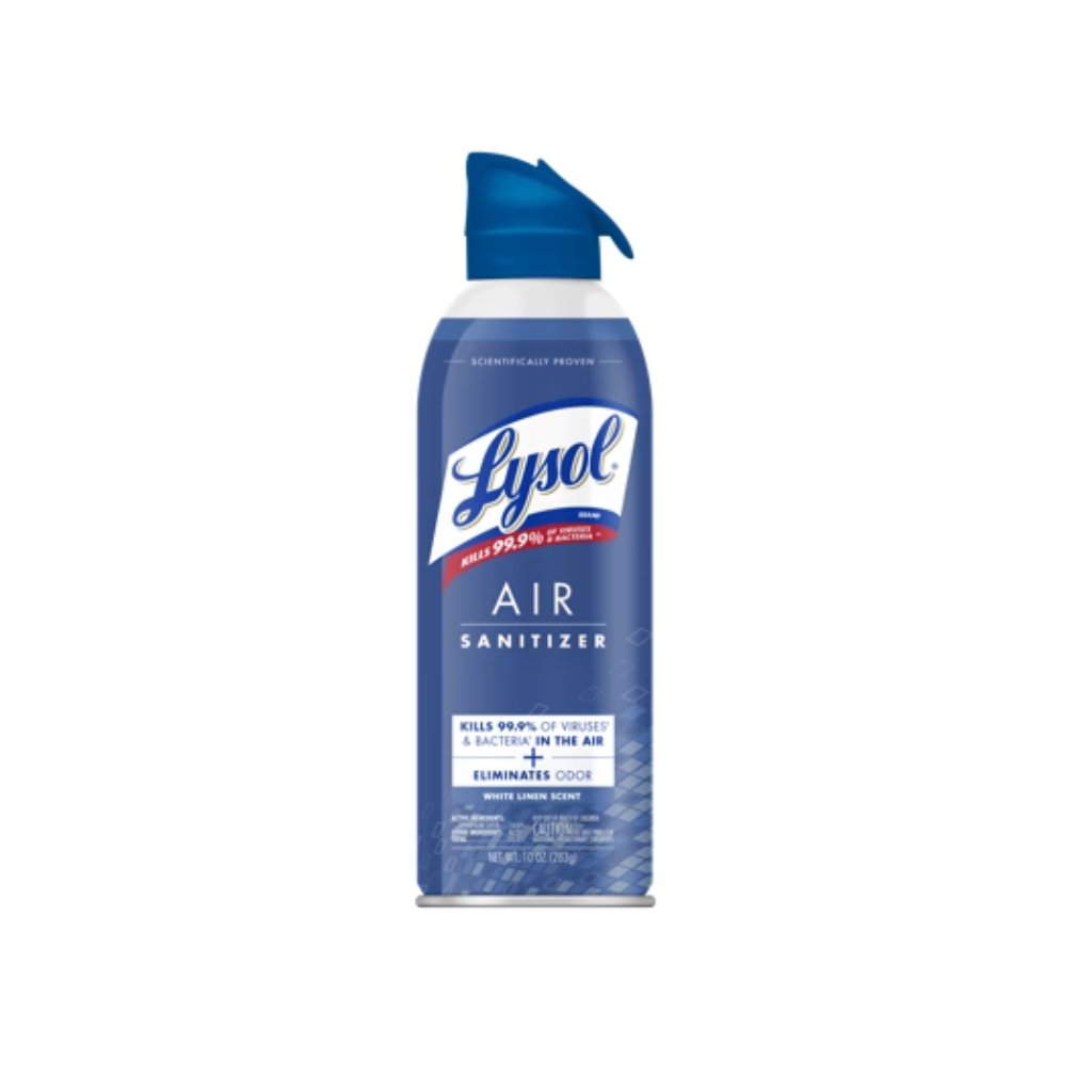 LYSOL® Air Sanitizer - White Linen 6/10 oz. — Carib Island Trading
